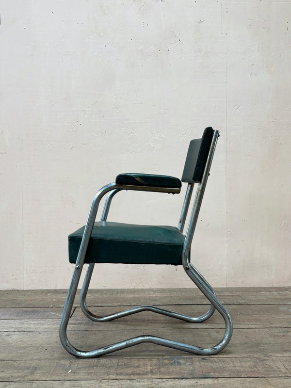 Tubular steel chair 'as is' - The French House York