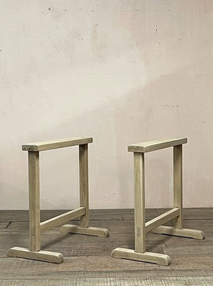 Oak trestles (pair + VAT) - The French House York